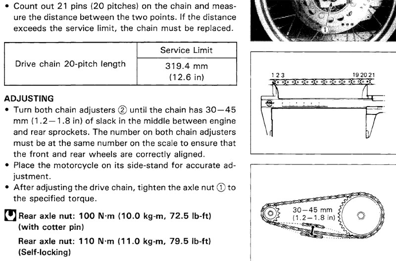 Chain adjustment - www.DRRiders.com